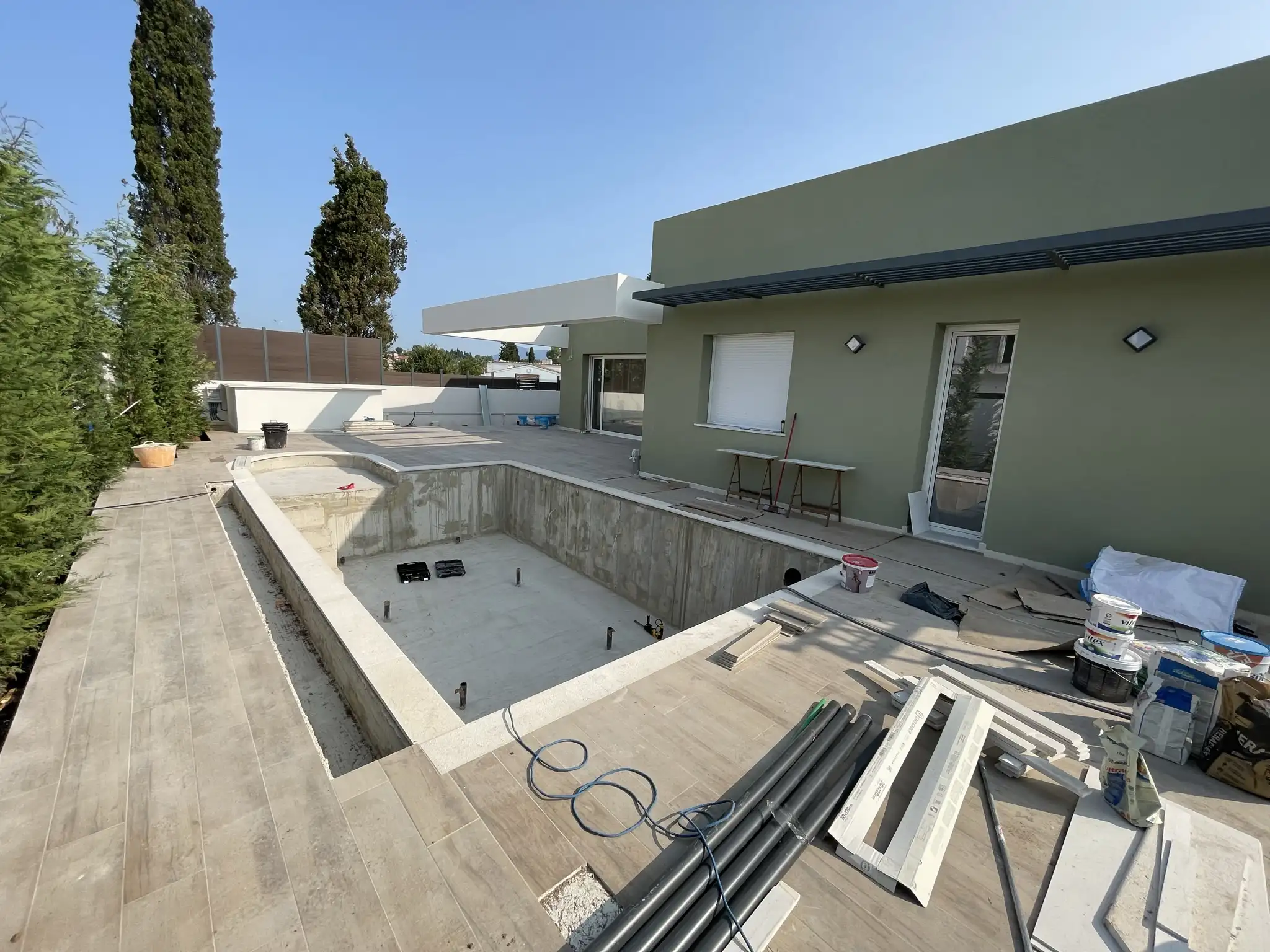 Luxury home with swimming pool in Corfu